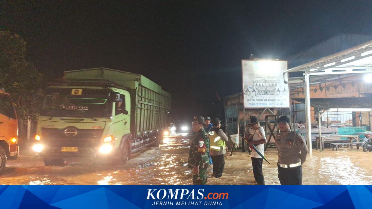 Jalan Lintas Timur Jambi-Pekanbaru Tergenang, Warga Diminta Waspada