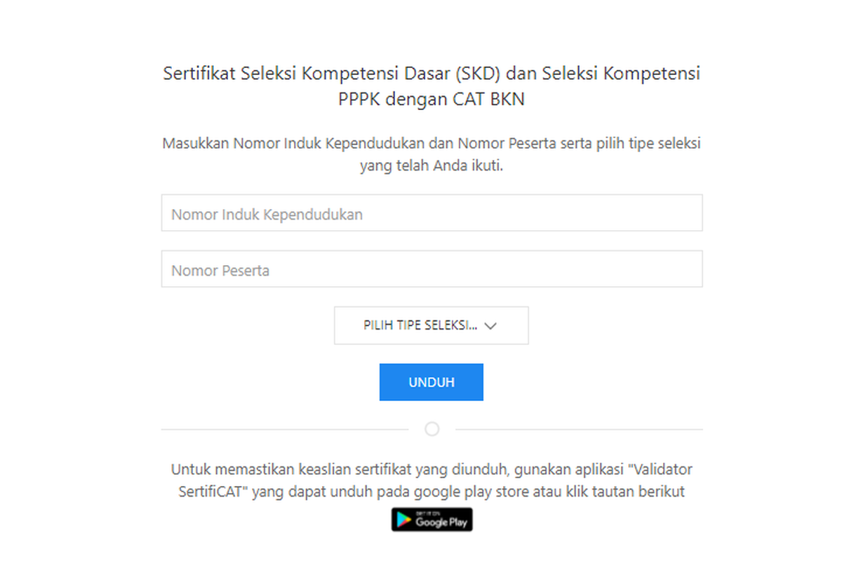 Cara Cek Nilai dan Unduh Sertifikat SKD CPNS 2023