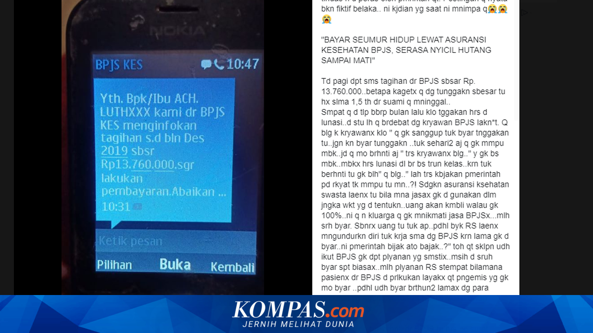 Viral SMS Tagihan Tunggakan Iuran hingga Rp 13 Juta, Ini Penjelasan ...