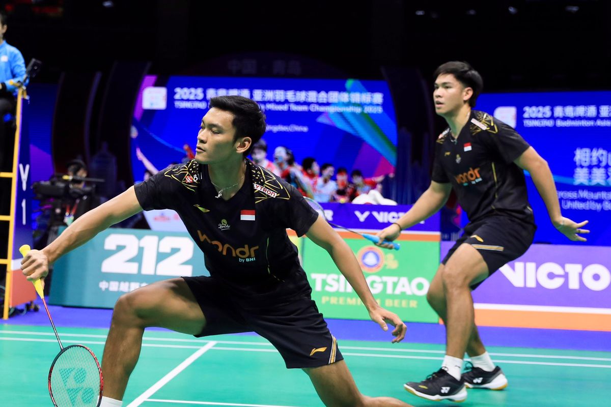 Hasil Kejuaraan Beregu Campuran Asia 2025: Indonesia Vs China di Final!