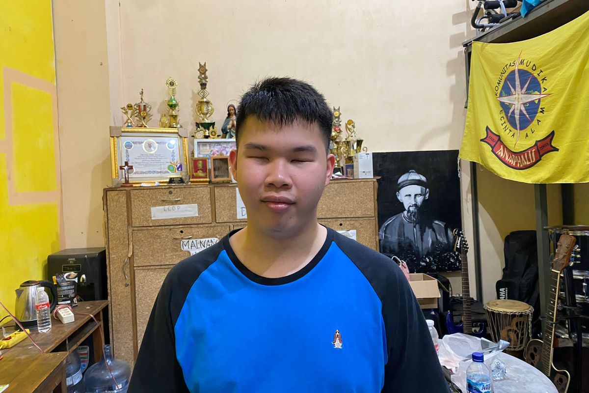 Lektor Tunanetra Dustin: Tidak Pernah Bermimpi Jadi Petugas Liturgi ...