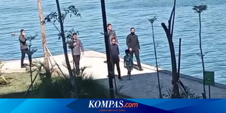Momen Presiden Jokowi dan Jan Ethes Jalan Santai di Labuan Bajo