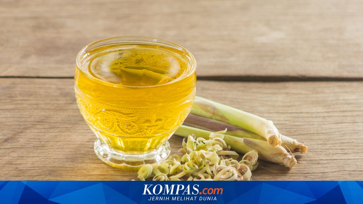 Resep Es Teh Serai, Minuman Segar Kaya Manfaat