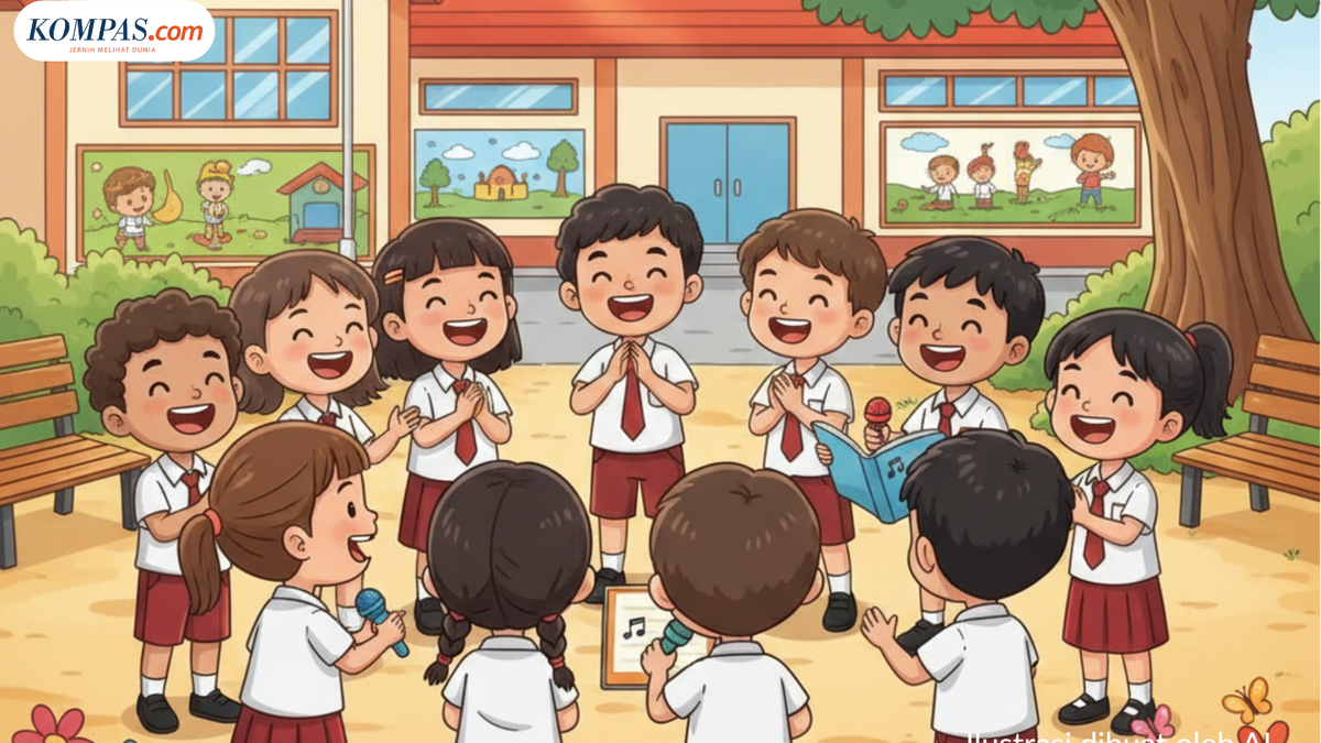 Lirik Lagu Rukun Sama Teman Karya Mendikdasmen, Ini Maknanya