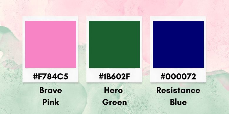 Makna Brave Pink, Hero Green, dan Resistance Blue yang Viral di Media ...