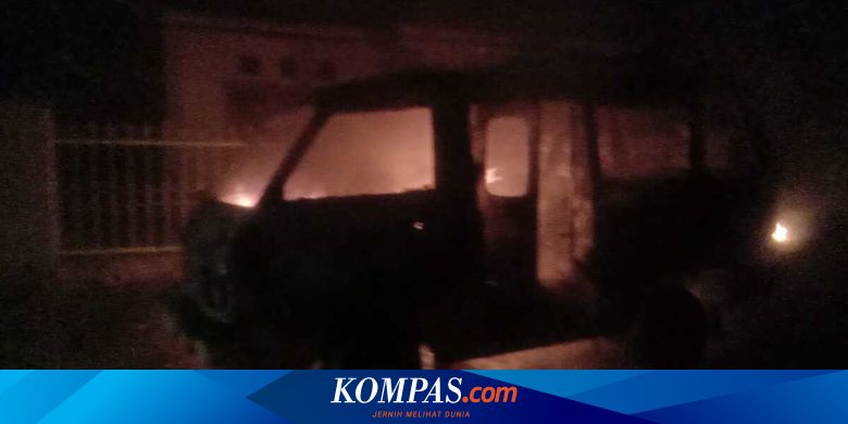 Angkot di Sumedang Dibakar Orang Tak Dikenal, Pelaku Sudah Diamankan