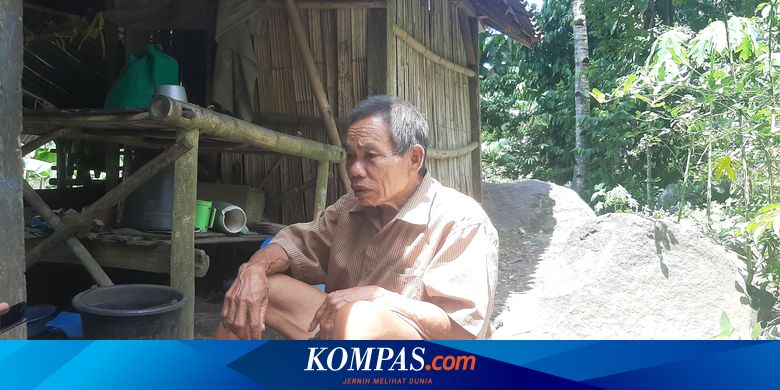 Kakek Jumadi dan Anaknya yang Tinggal di Gubuk Bekas Tempat Memasak ...