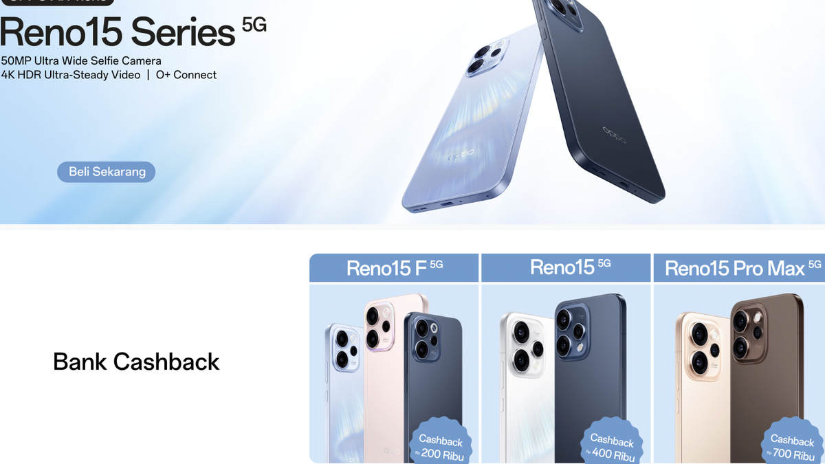 Harga HP OPPO Terbaru 19 Februari 2026, Ada Cashback Tiap Pembelian ...