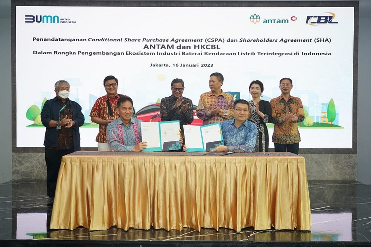 Investasi CBL Buktikan MIND ID Jadi Pilar Penting Terwujudnya Percepatan Ekosistem EV Battery