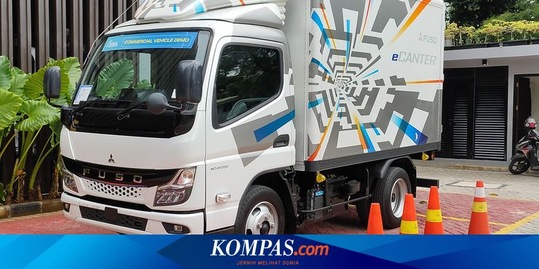 Truk Listrik Fuso eCanter Belum Beroperasi di IKN