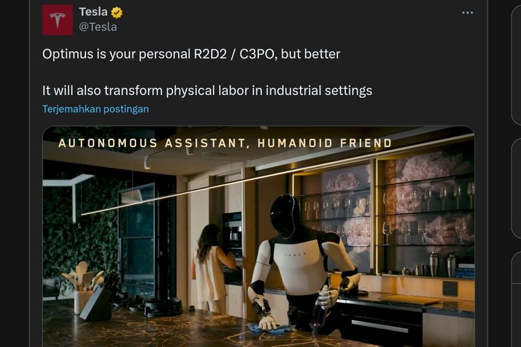 Inovasi Baru Elon Musk, Bus Listrik Robovan dan Robot Optimus Asisten ...