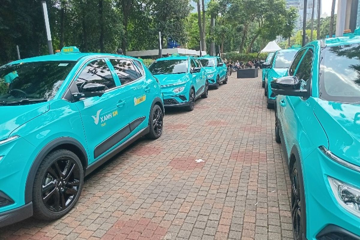 1.000 Unit Xanh SM, Taksi Online Listrik dari Vietnam, Resmi Mengaspal di Jakarta