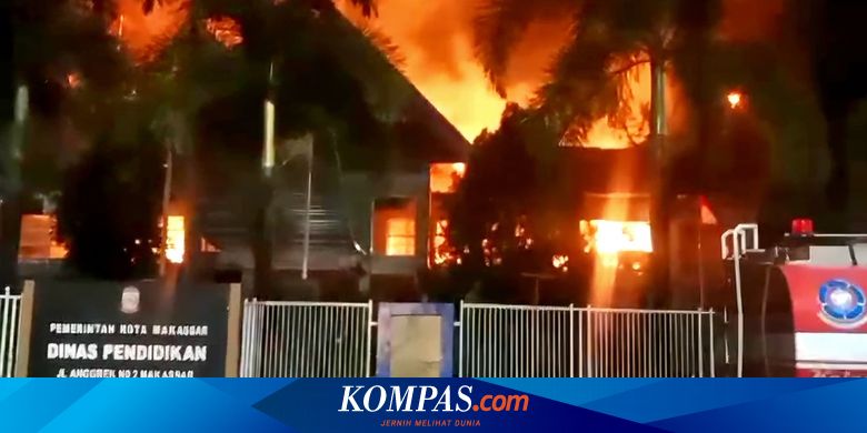 Kebakaran Kantor Disdik Makassar: 9 Saksi Diperiksa, Penyebab Belum Diketahui