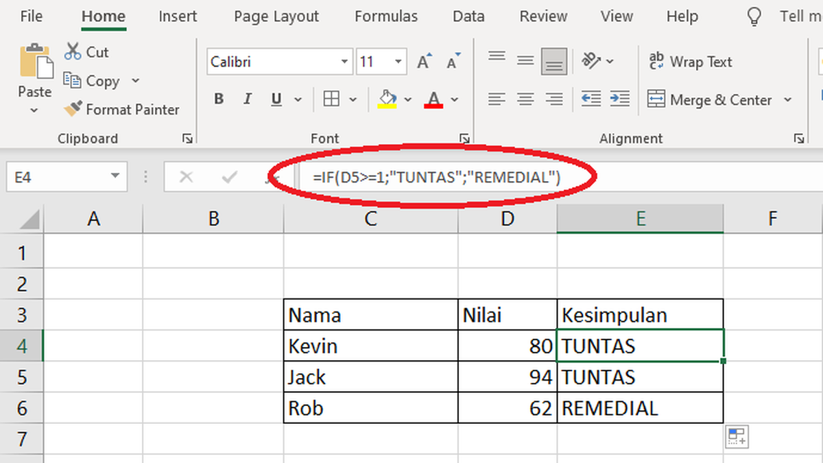 12 Formula Dasar Microsoft Excel beserta Kegunaannya