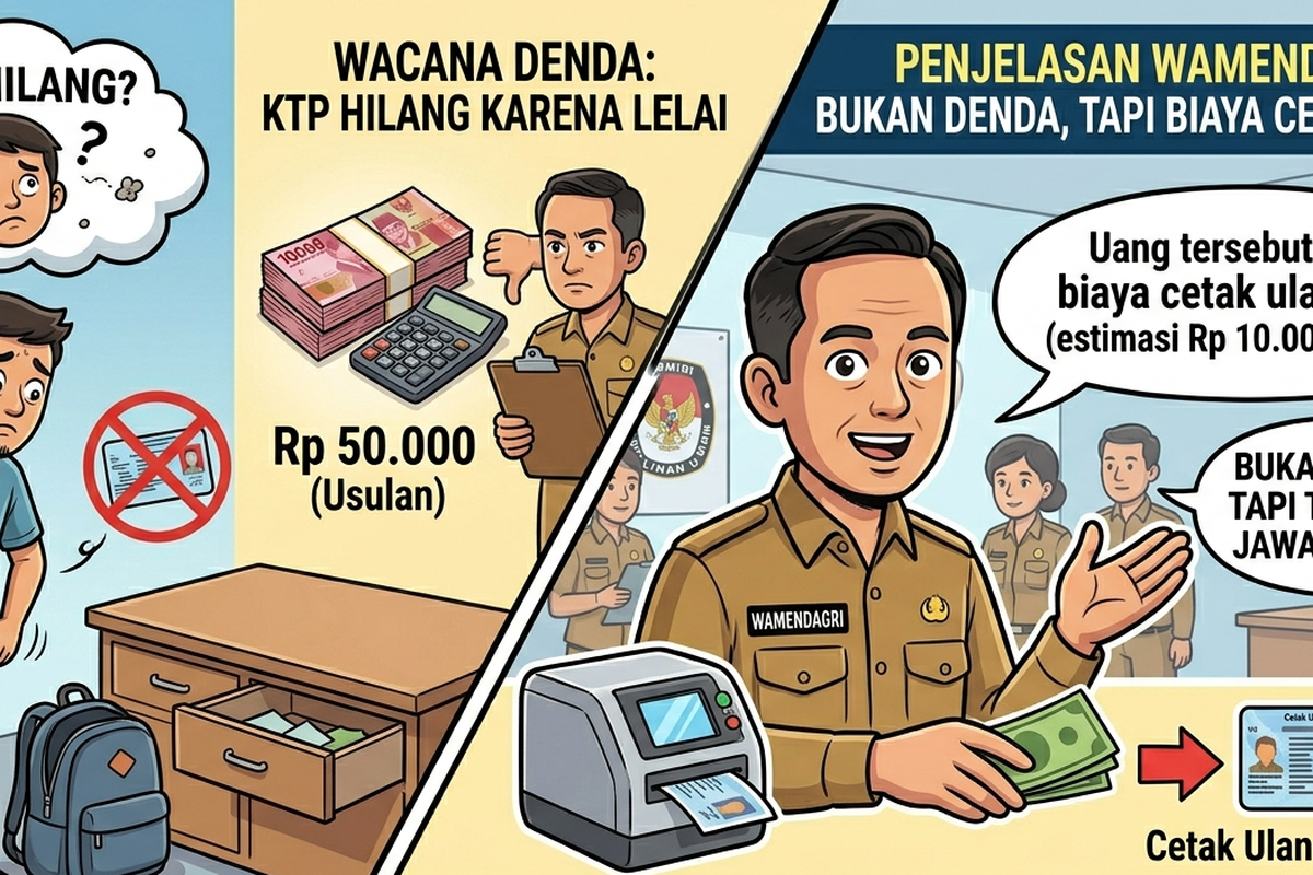 Wacana Biaya Cetak Ulang KTP Fisik, Antara Penghematan dan Digitalisasi ...