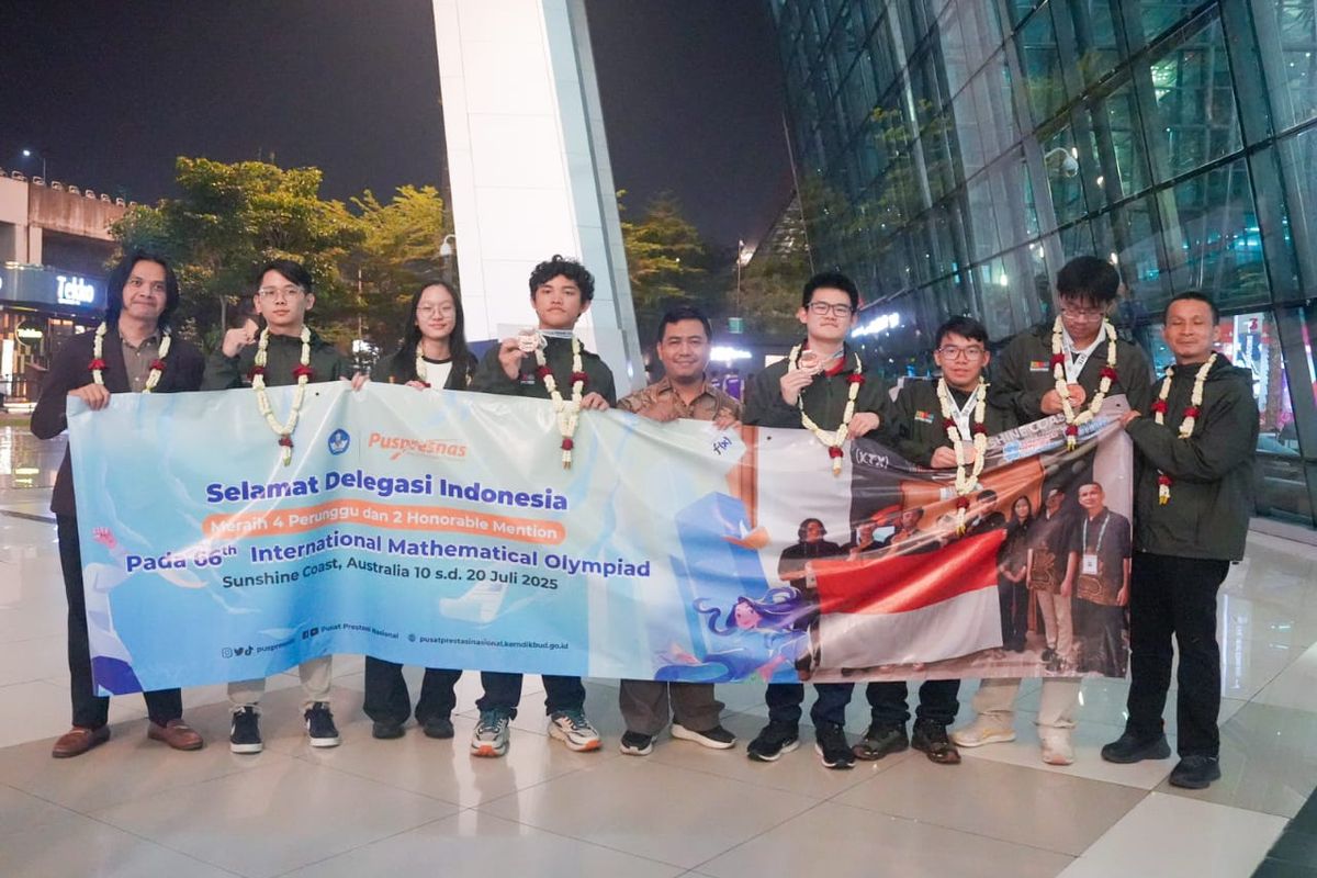 Siswa SMA Indonesia Raih 4 Medali Perunggu di Olimpiade Matematika ...