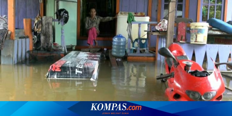 Warga Digigit Lipan Saat Bersihkan Sampah di Lokasi Banjir di Kampar