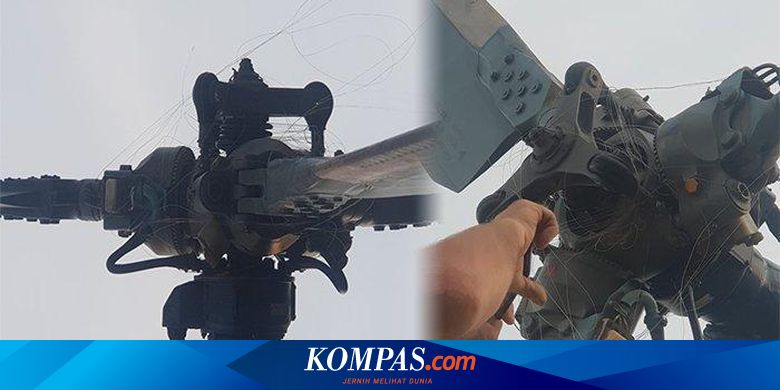 Tali Layangan Lilit Helikopter Saat Padamkan Kebakaran Lahan dan Hutan