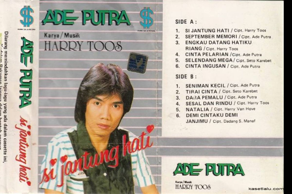 Lirik dan Chord Lagu Si Jantung Hati dari Ade Putra