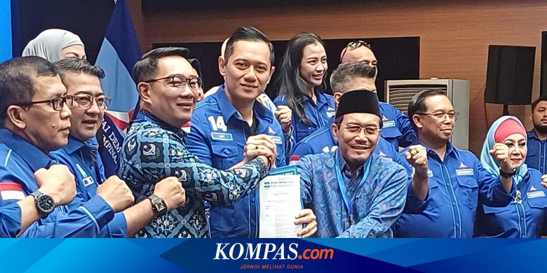 Demokrat Usung Ridwan Kamil, AHY Titip soal Impiannya tentang Jakarta