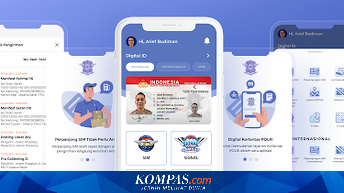 Cara Daftar Aplikasi Digital Korlantas Polri, Bikin dan Perpanjang SIM ...