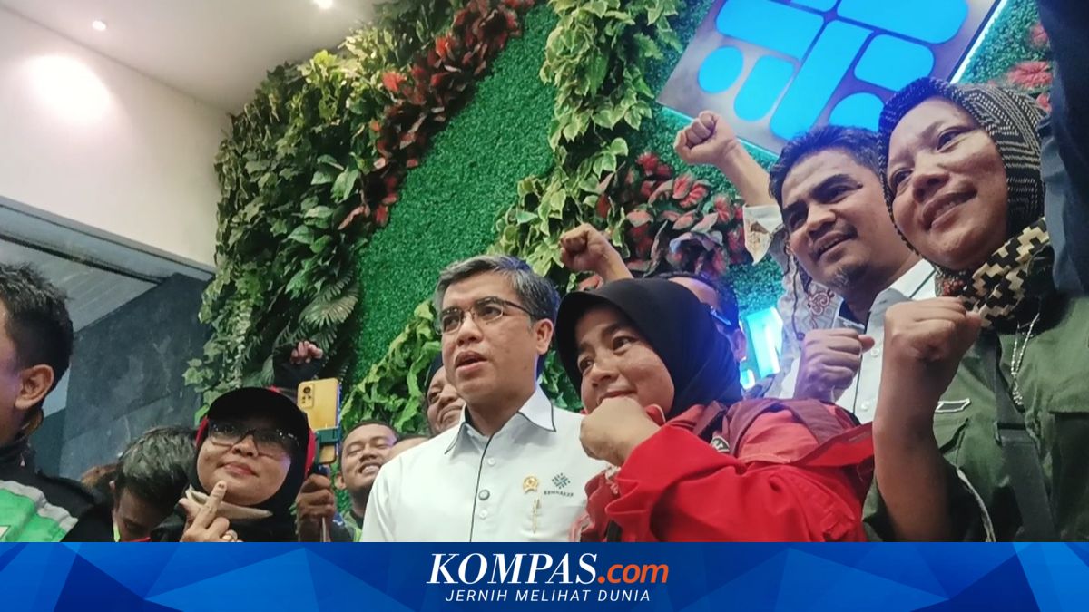 Temui Driver Ojol yang Berdemo, Menaker Janji Aturan soal THR Segera Terbit