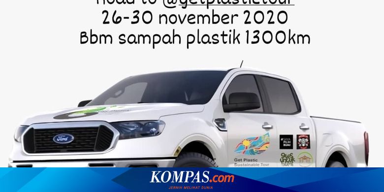 Ford Ranger Menjelajah Bali-Jakarta dengan Solar dari Sampah Plastik