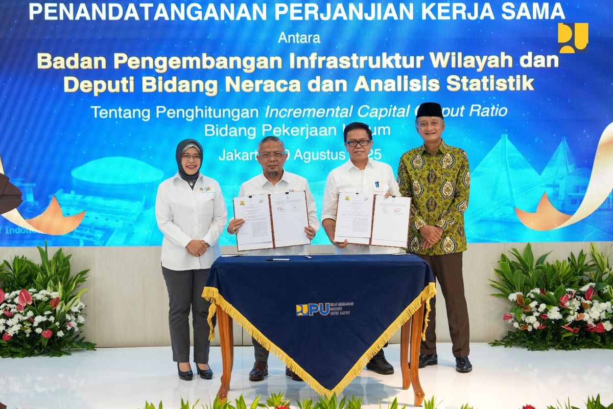 Kementerian PU Gandeng BPS, Targetkan ICOR di Bawah 6 Lewat Visi PU608