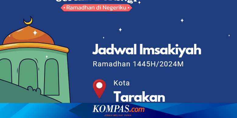 Jadwal Imsakiyah Tarakan Selama Ramadhan 2024