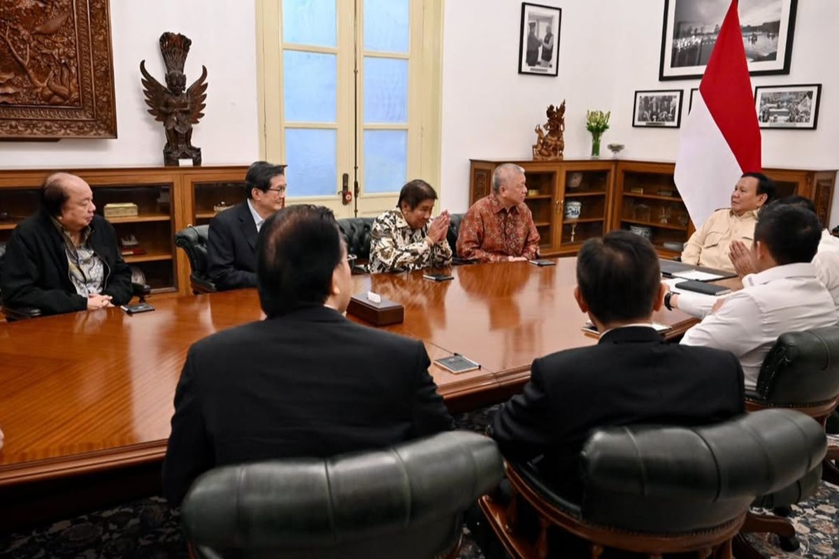 Presiden Prabowo Temui 8 Pengusaha Besar di Istana, Bahas Apa?