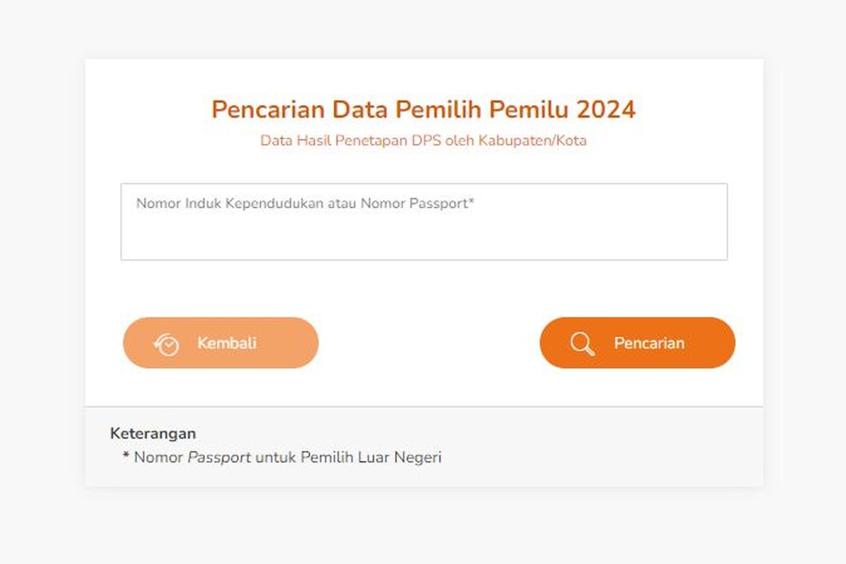 Pengertian Daftar Pemilih Sementara (DPS)