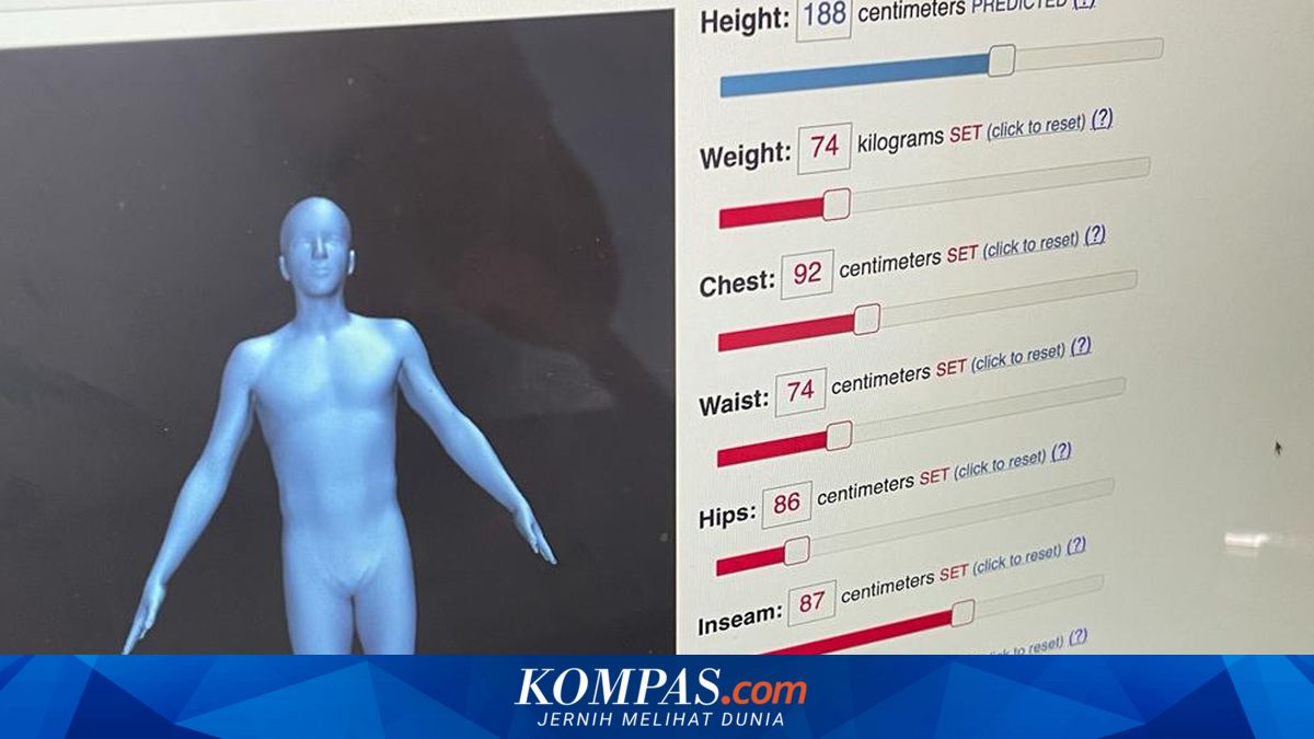 Viral Visualisasi Bentuk Badan Sendiri, Begini Cara Bikinnya di Situs ...