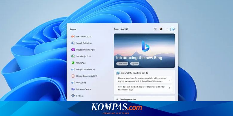 Update Windows 11, Pengguna Bisa Akses Bing Lebih Cepat