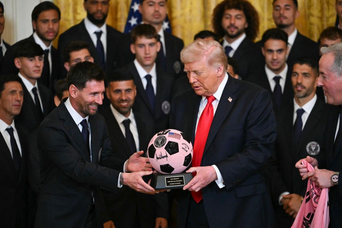 Donald Trump Sambut Inter Miami di Gedung Putih, Sebut Anaknya Fans ...