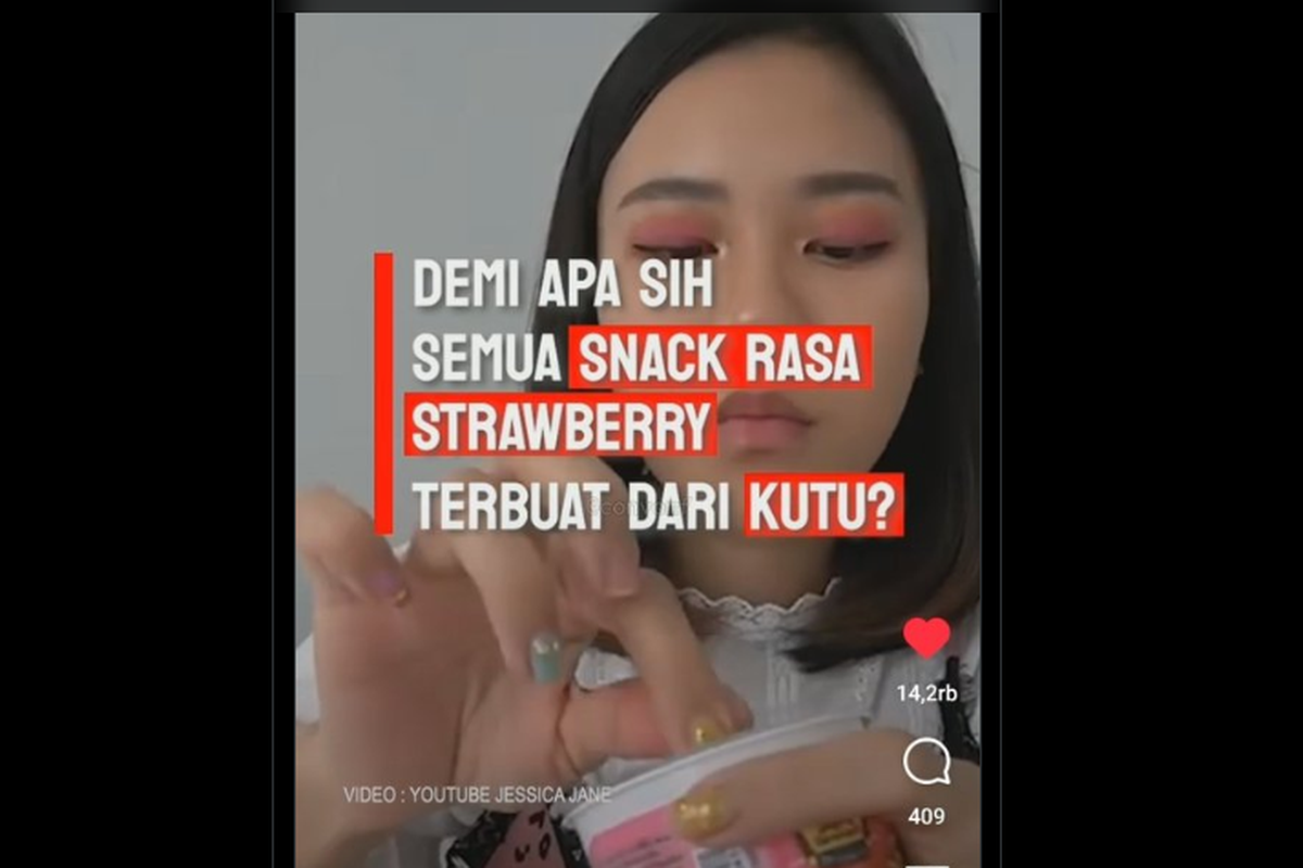 Beredar Narasi Jajanan Rasa Stroberi Gunakan Zat Pewarna Karmin yang ...