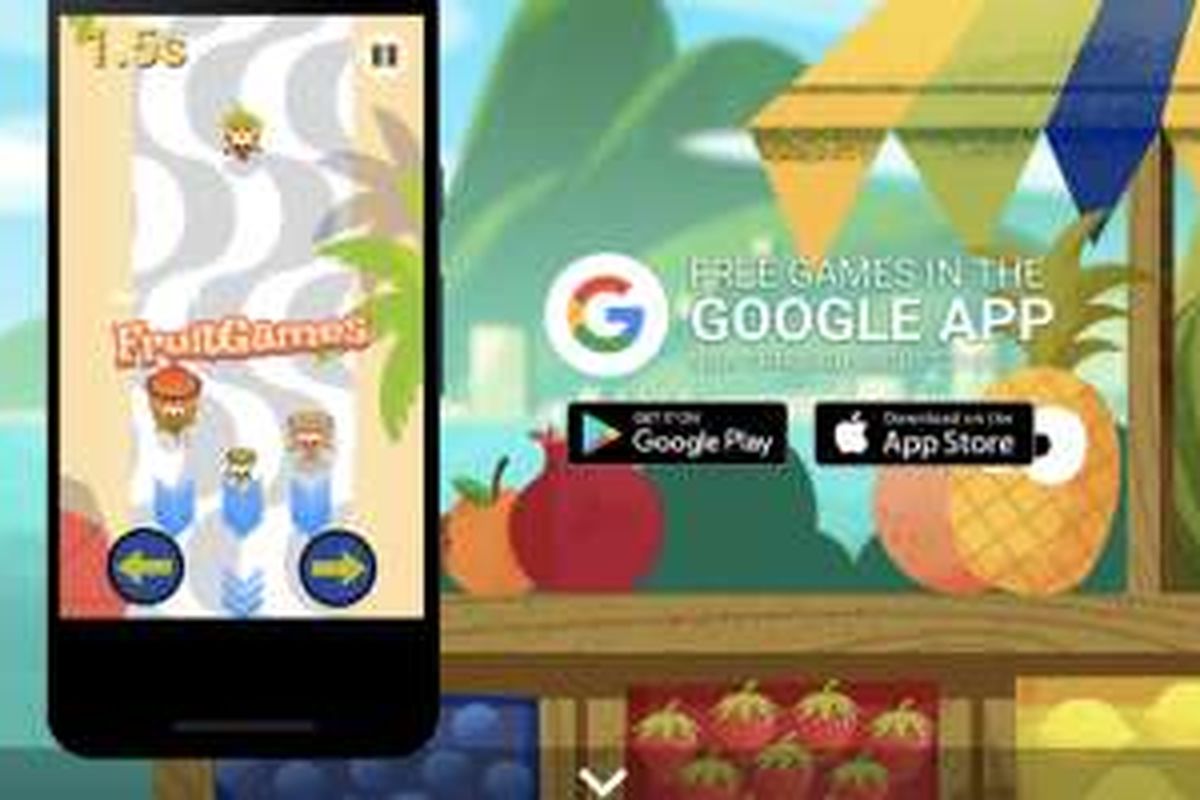 Google Doodle “Fruit Games” Sambut Olimpiade Rio 2016