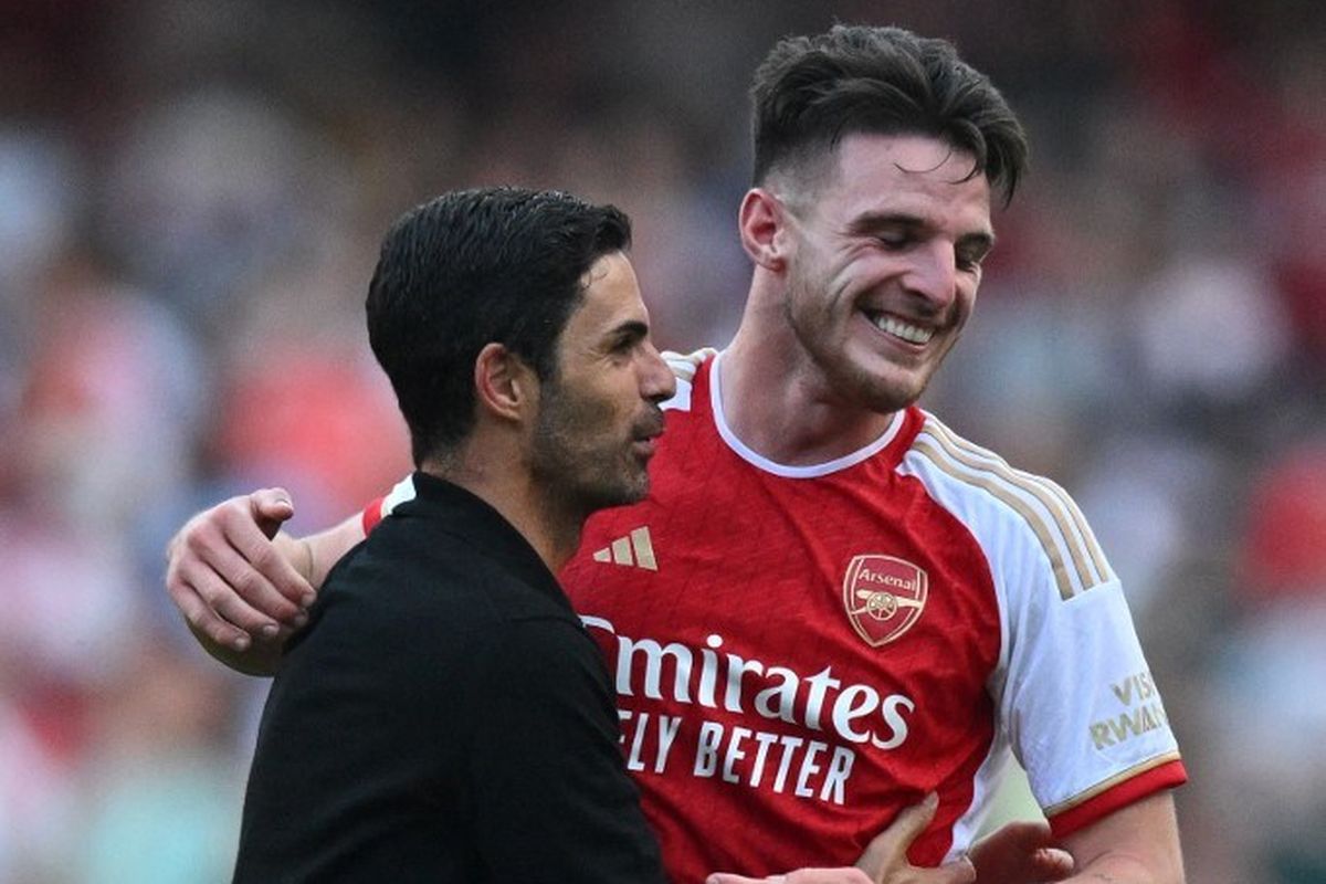 Kata Declan Rice Usai Jadi Pahlawan di Laga Arsenal Vs Man United