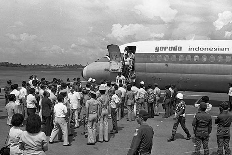 Foto : Operasi Kopassus Bebaskan Sandera Pembajakan Woyla di Thailand