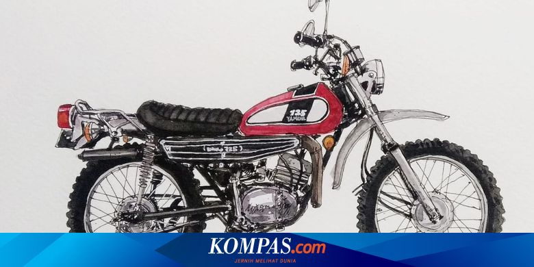 Yamaha DT125 Motor Trail Jadul Andalan "Ali Topan"