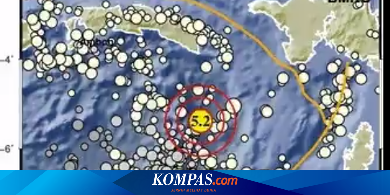 Analisis Bmkg Soal Penyebab Gempa Laut Banda M 5 1 Hari Ini