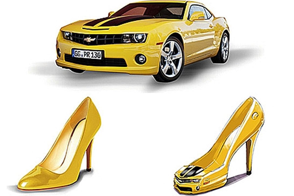 Unik, Sepatu Desain Mobil