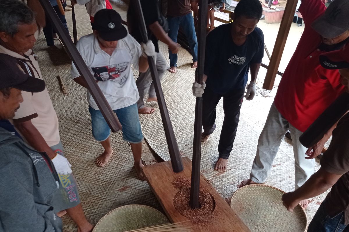 Jejak Leluhur dalam Bunyi Lesung, Menjaga Tradisi Nutuk Beham di Desa ...