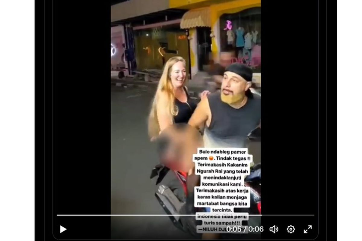 Video Viral Aksi Tak Senonoh Turis di Bali, Imrigasi: Sudah Kami Amankan