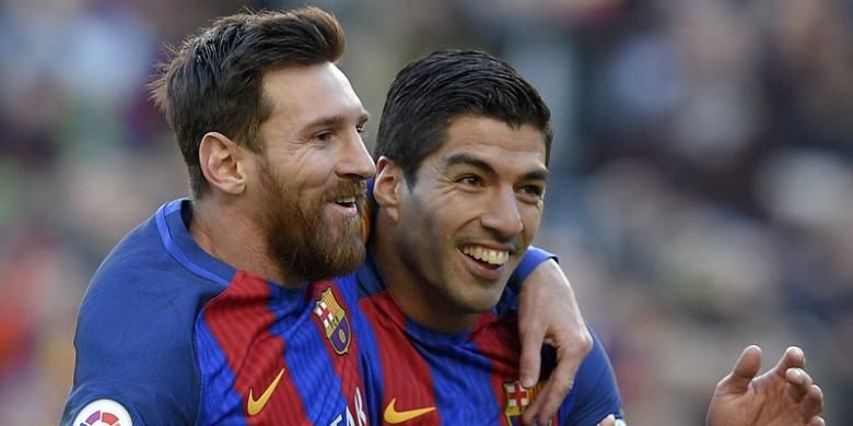 Foto : Pesan Messi untuk Suarez, Singgung Rivalitas Newell's dengan ...