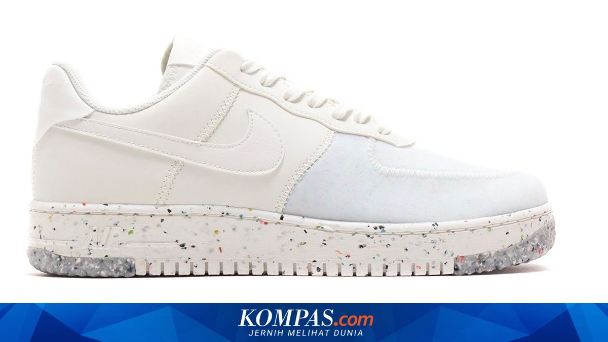 Nike Air Force 1 Crater Diberi Corak "Summit White"