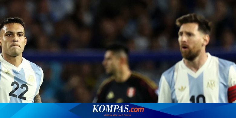 Hasil Argentina Vs Peru, Gol Lautaro Bawa Tim Tango Mantap di Puncak