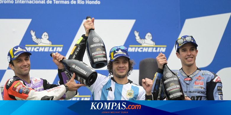 Menangi MotoGP Argentina, Bezzecchi Dapat Kostum Tim Tango Bertanda ...