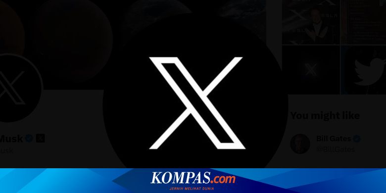 Logo dan Nama Perusahaan Twitter Resmi Berubah Jadi X