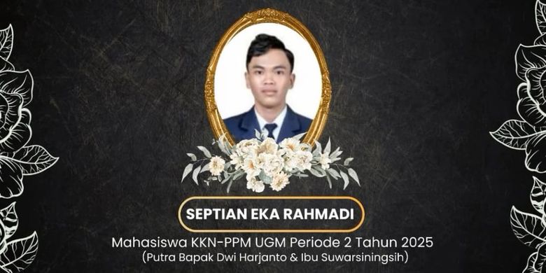 Kisah Septian Eka Rahmadi, Mahasiswa KKN UGM yang Meninggal karena Longboat Tenggelam