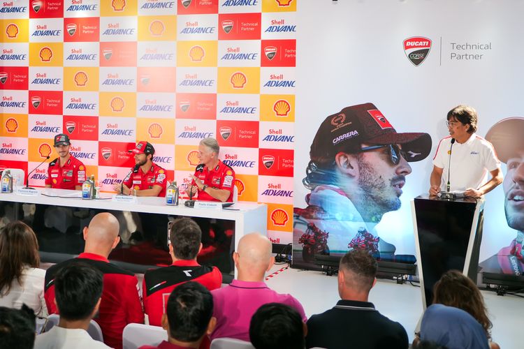 Foto : Shell Advance Kembali Dukung Ducati Corse di MotoGP 2023 Mandalika